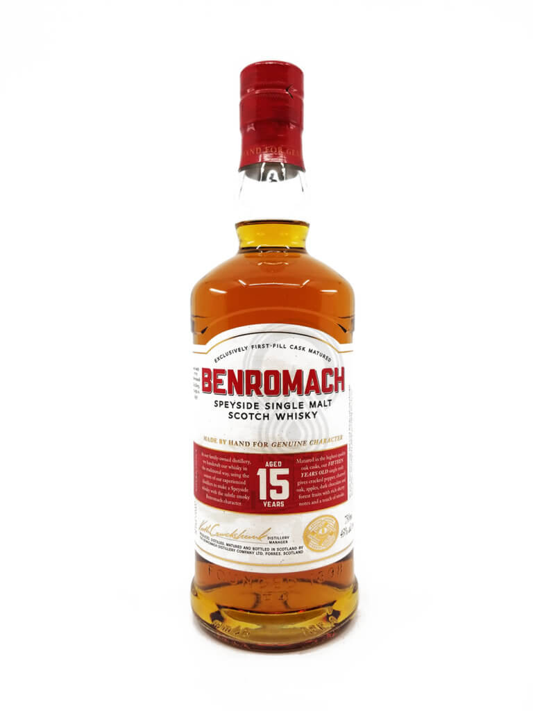 Benromach 15 Year Single Malt Scotch | First Fill Spirits: Curate ...