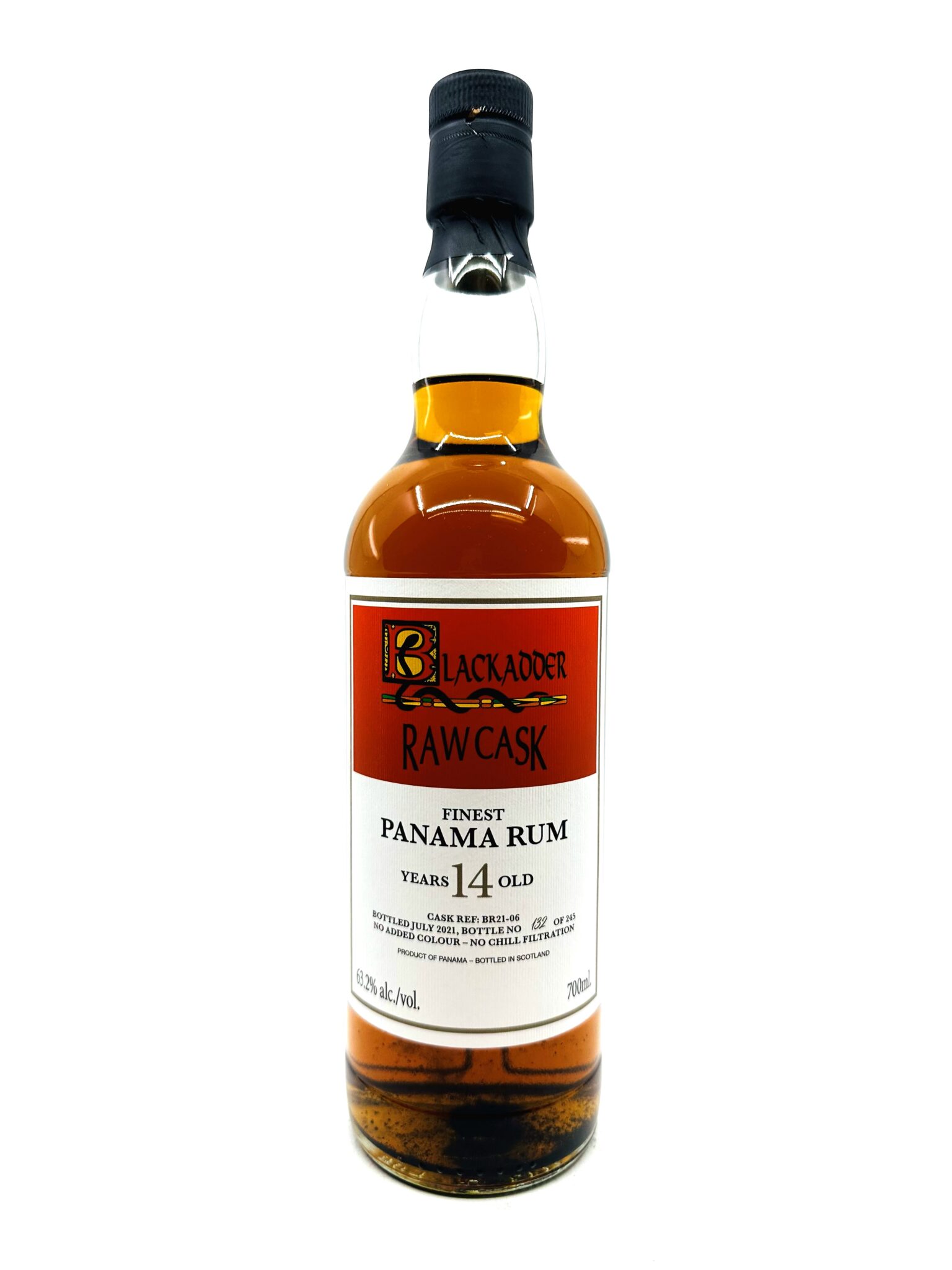 Blackadder Raw Cask Finest Panama 14 Year Old Rum | First Fill Spirits ...
