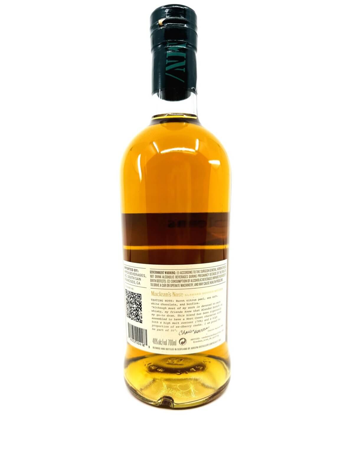 Maclean's Nose Blended Scotch Whisky | First Fill Spirits: Curate ...