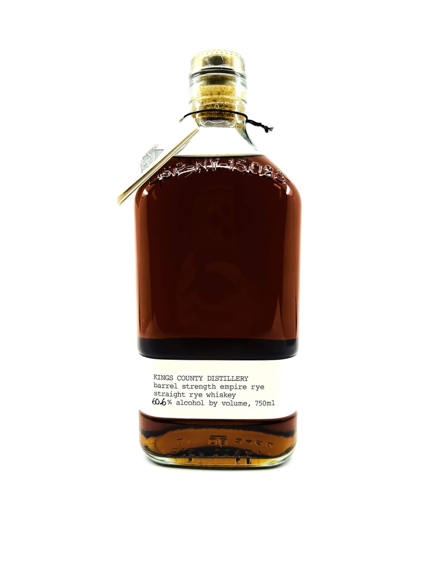 Kings County Distillery Barrel Strength Empire Rye | First Fill Spirits ...