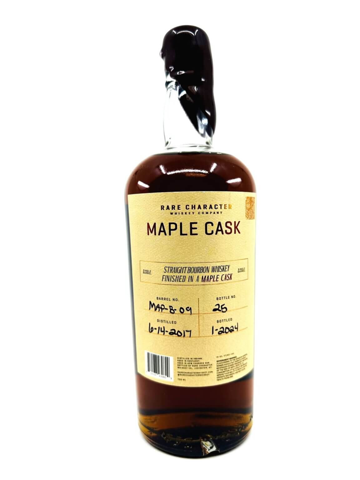 Rare Character Bourbon Maple Cask Finish | First Fill Spirits: Curate ...